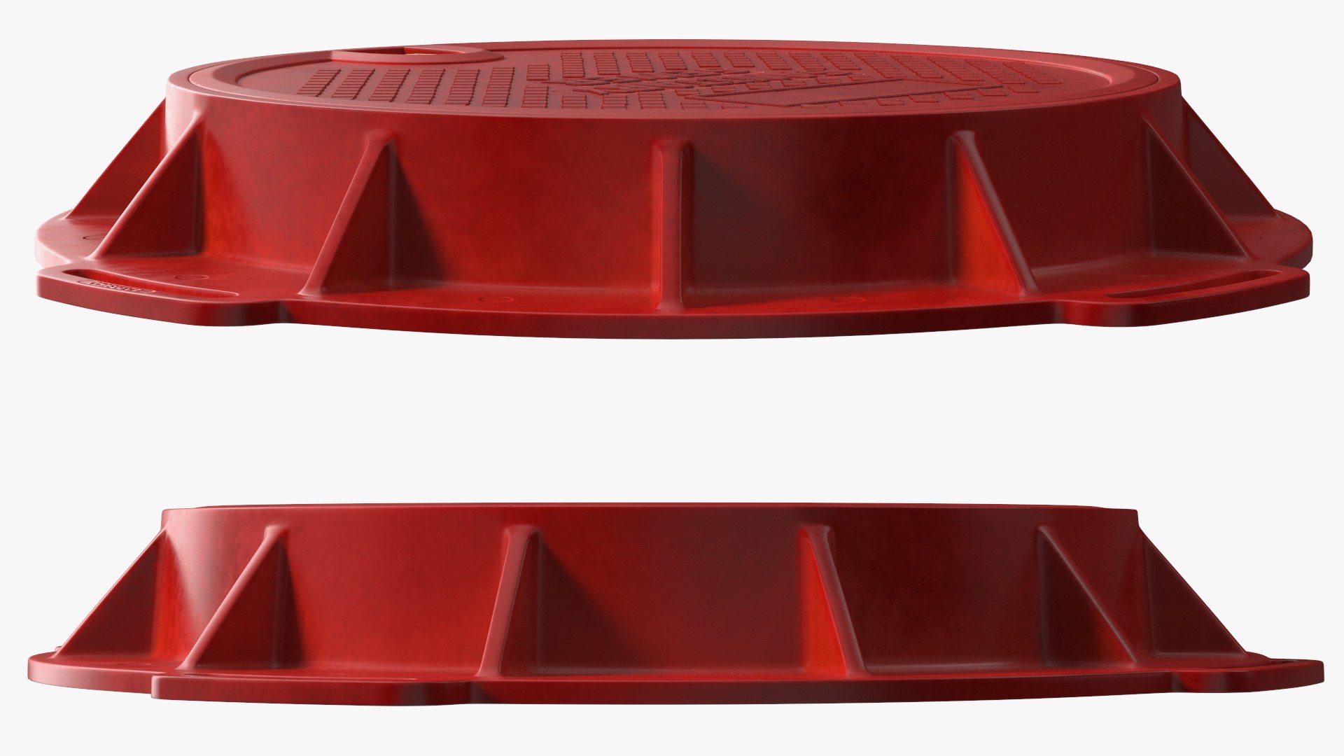 3D Fiberglass Manhole Red - TurboSquid 1947468