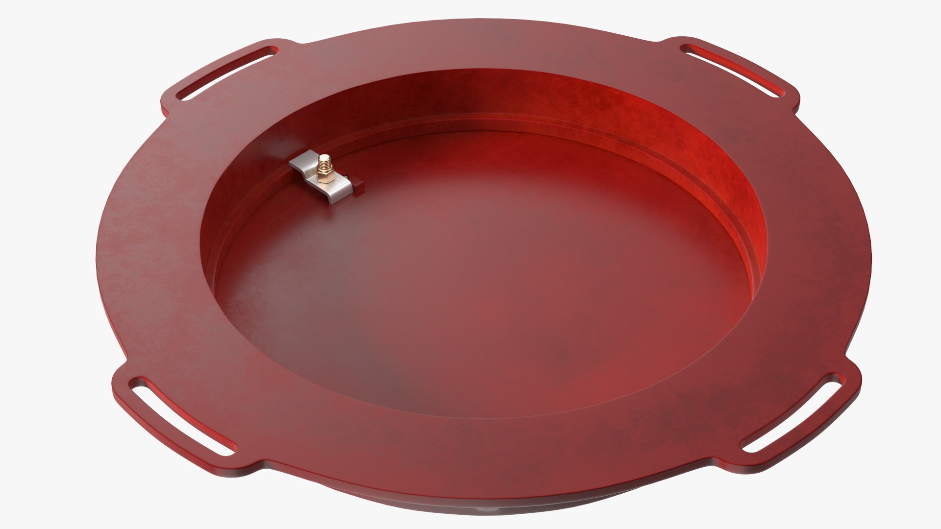 3D Fiberglass Manhole Red - TurboSquid 1947468