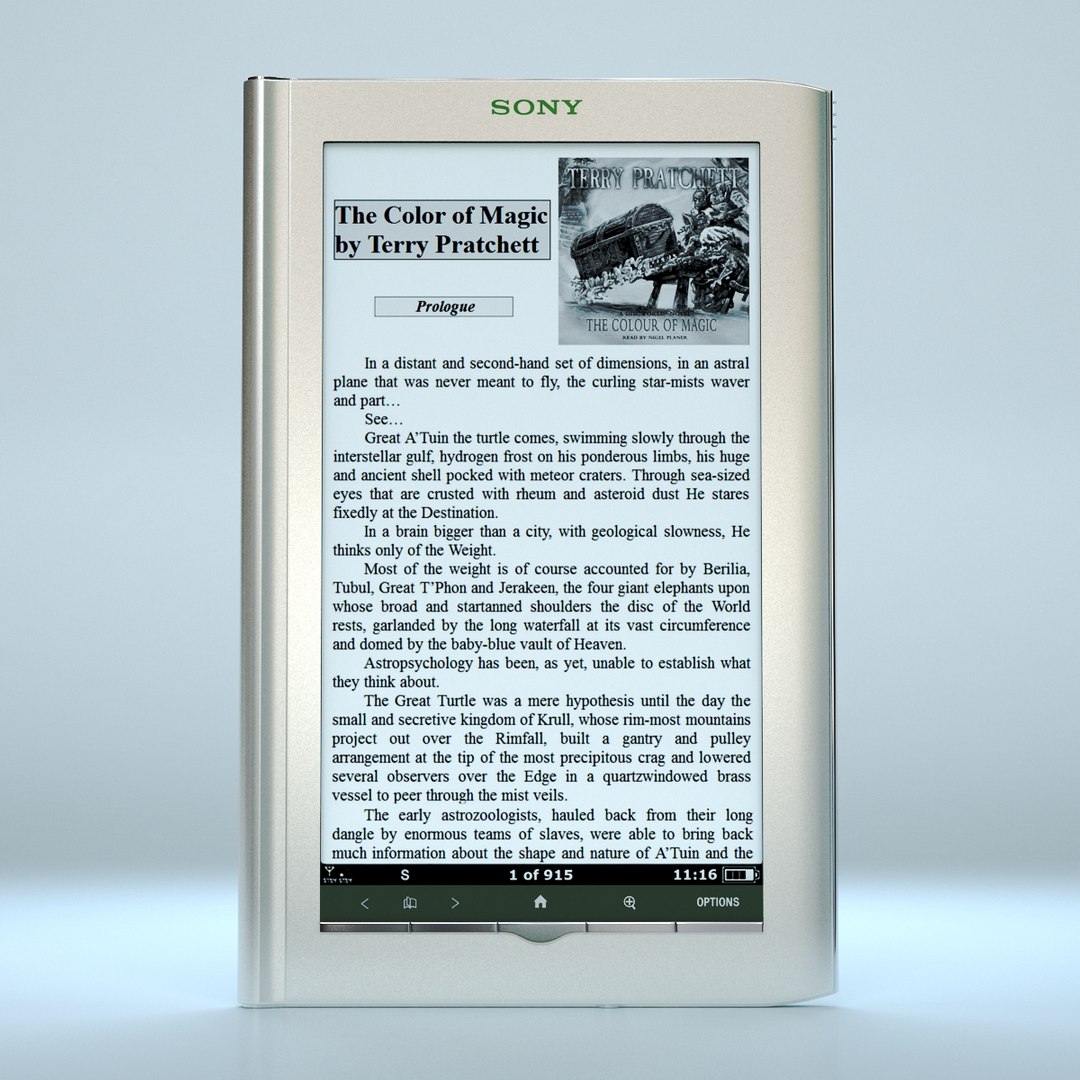 Sony Prs-950 3d Model