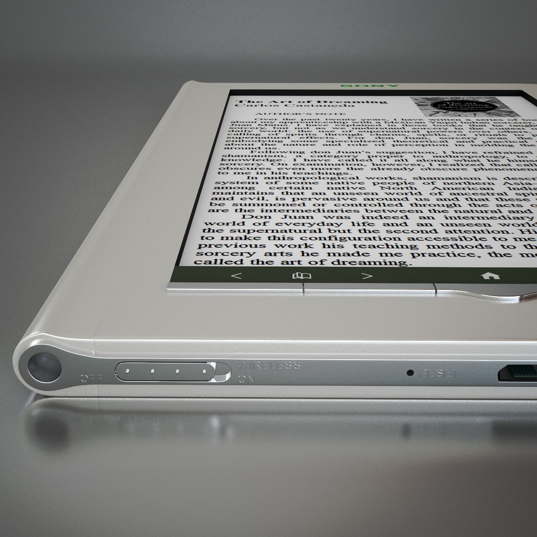 Sony Prs-950 3d Model