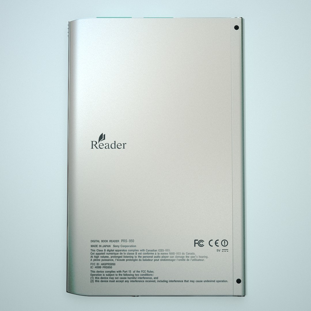 Sony Prs-950 3d Model