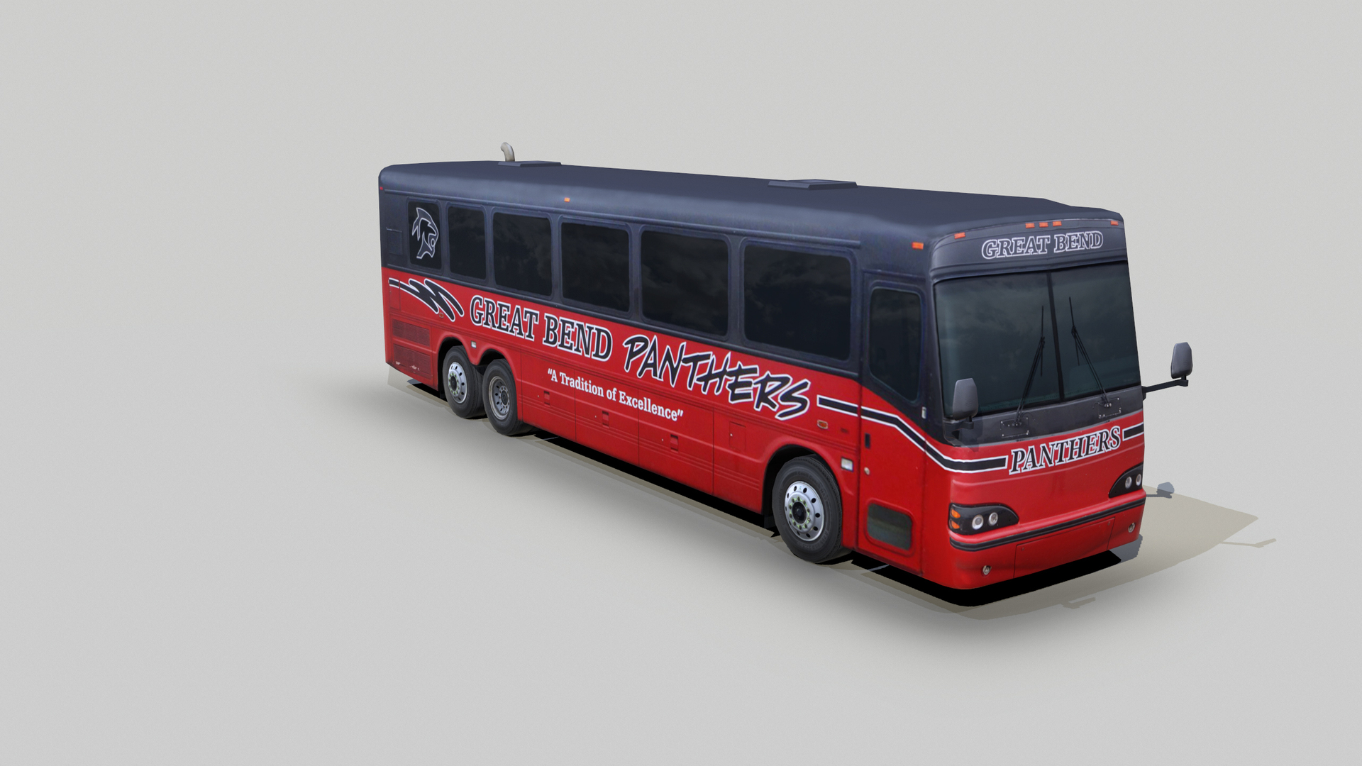 Blue Bird Ltc40 Coach Bus 3D Model - TurboSquid 1405519