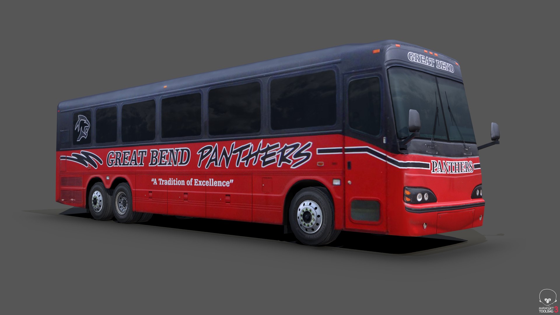 Blue Bird Ltc40 Coach Bus 3D Model - TurboSquid 1405519
