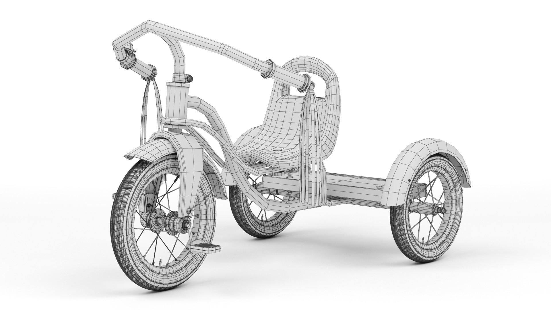 3D Schwinn Roadster Tricycle Model - TurboSquid 1969684