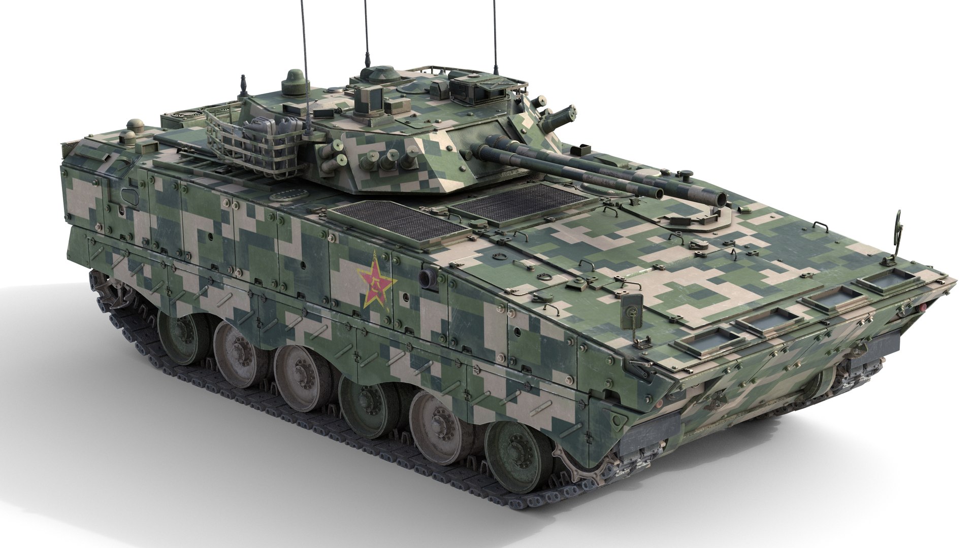 3D ZBD 04 Infantry Fighting Vehicle Chinese Model - TurboSquid 2262898