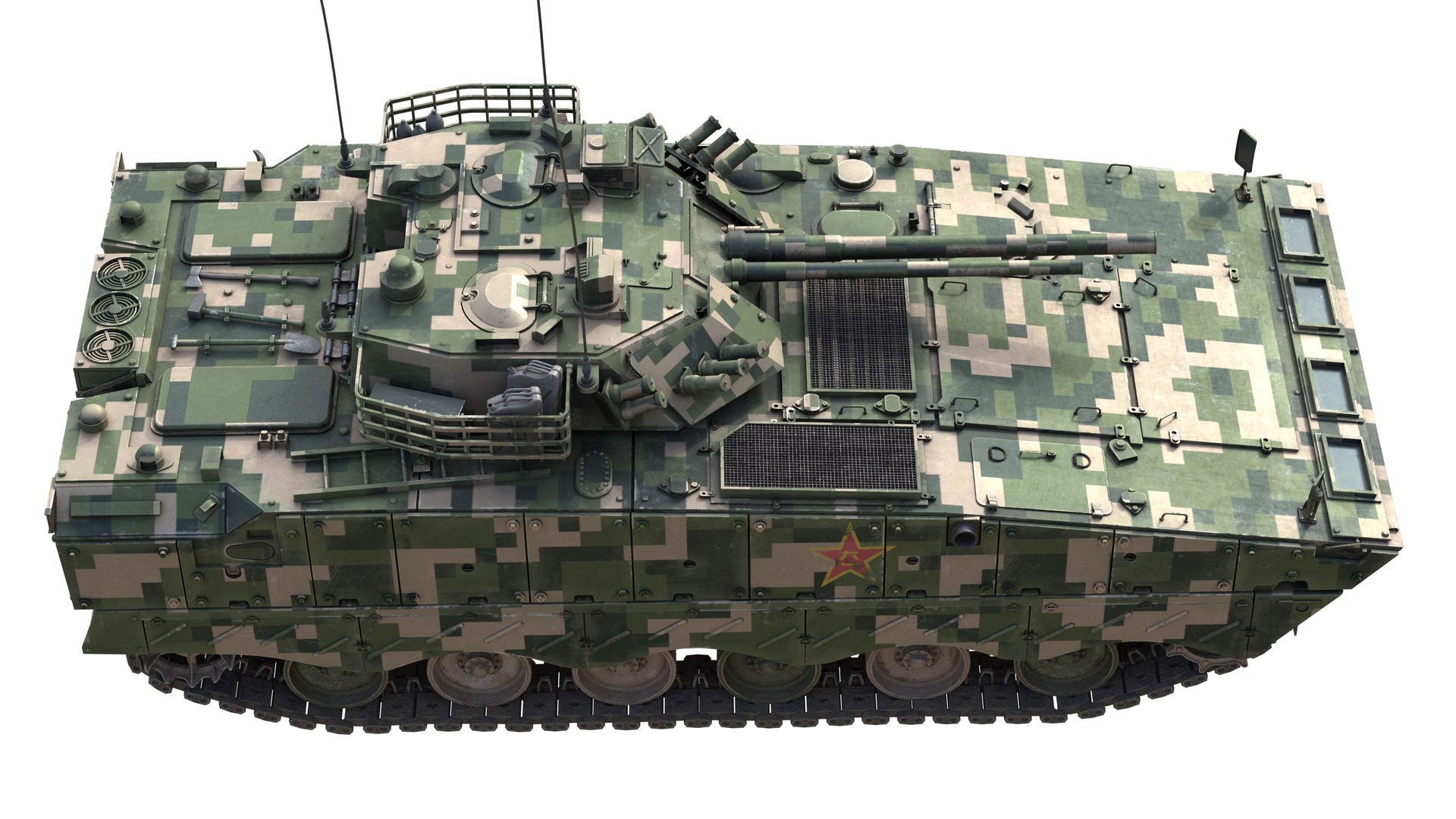 3D ZBD 04 Infantry Fighting Vehicle Chinese Model - TurboSquid 2262898