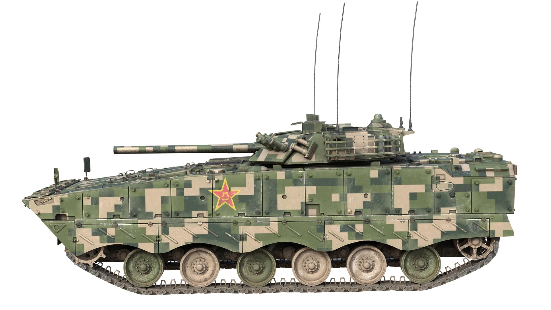 3D ZBD 04 Infantry Fighting Vehicle Chinese Model - TurboSquid 2262898