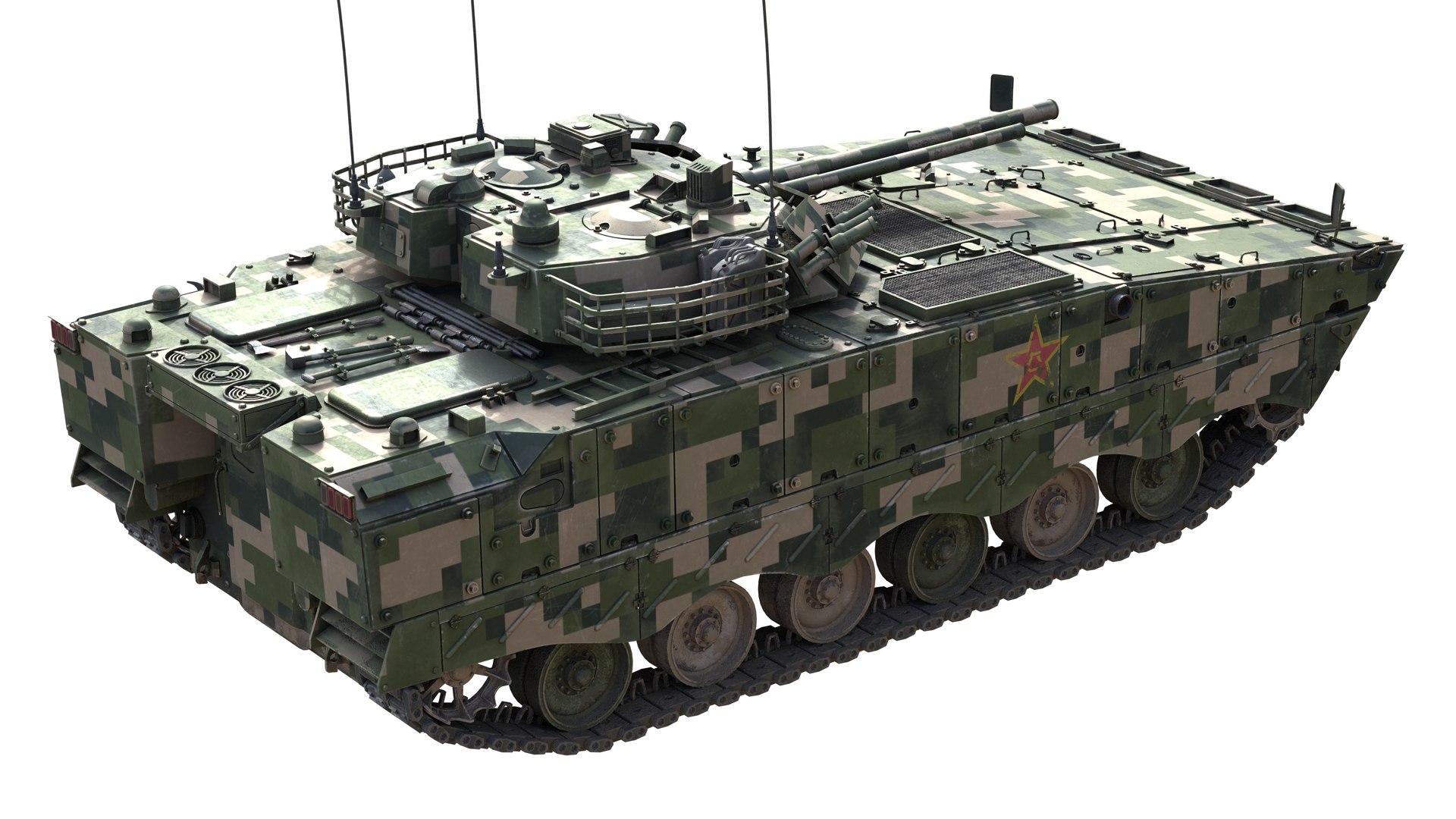 3D ZBD 04 Infantry Fighting Vehicle Chinese Model - TurboSquid 2262898