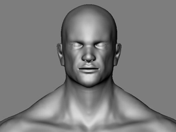 athletic male normal maps max