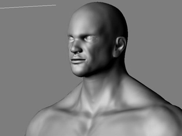 athletic male normal maps max