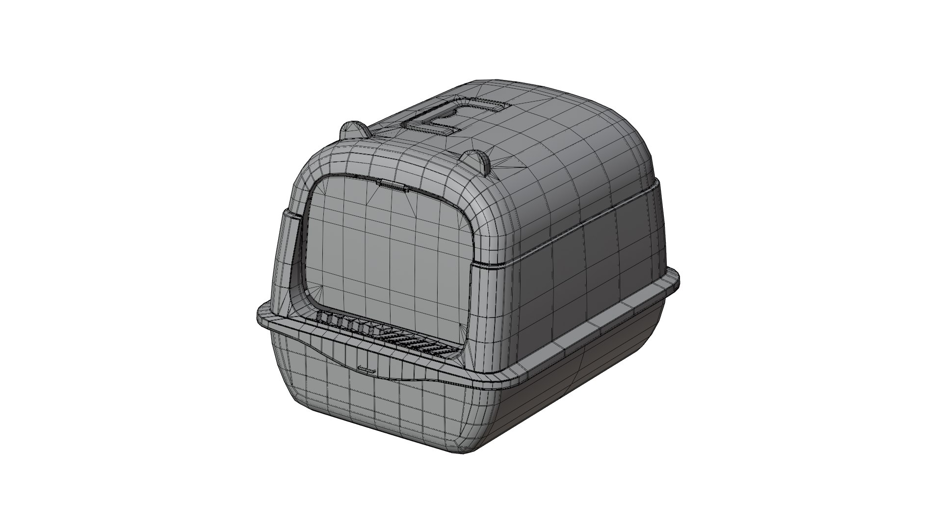 Cat Litter Box 3D Model - TurboSquid 2283908