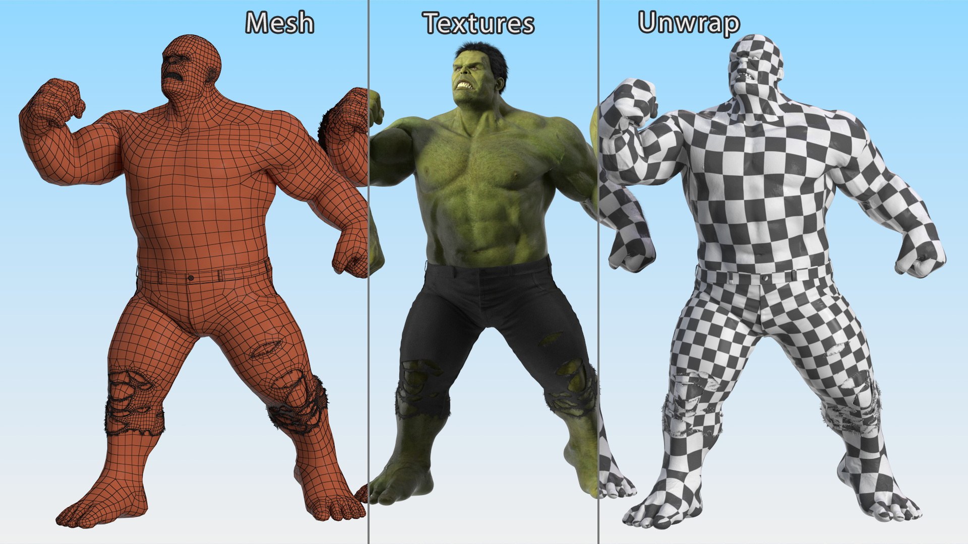 Hulk Angry Pose Fur For Maya 3D Model - TurboSquid 2425775