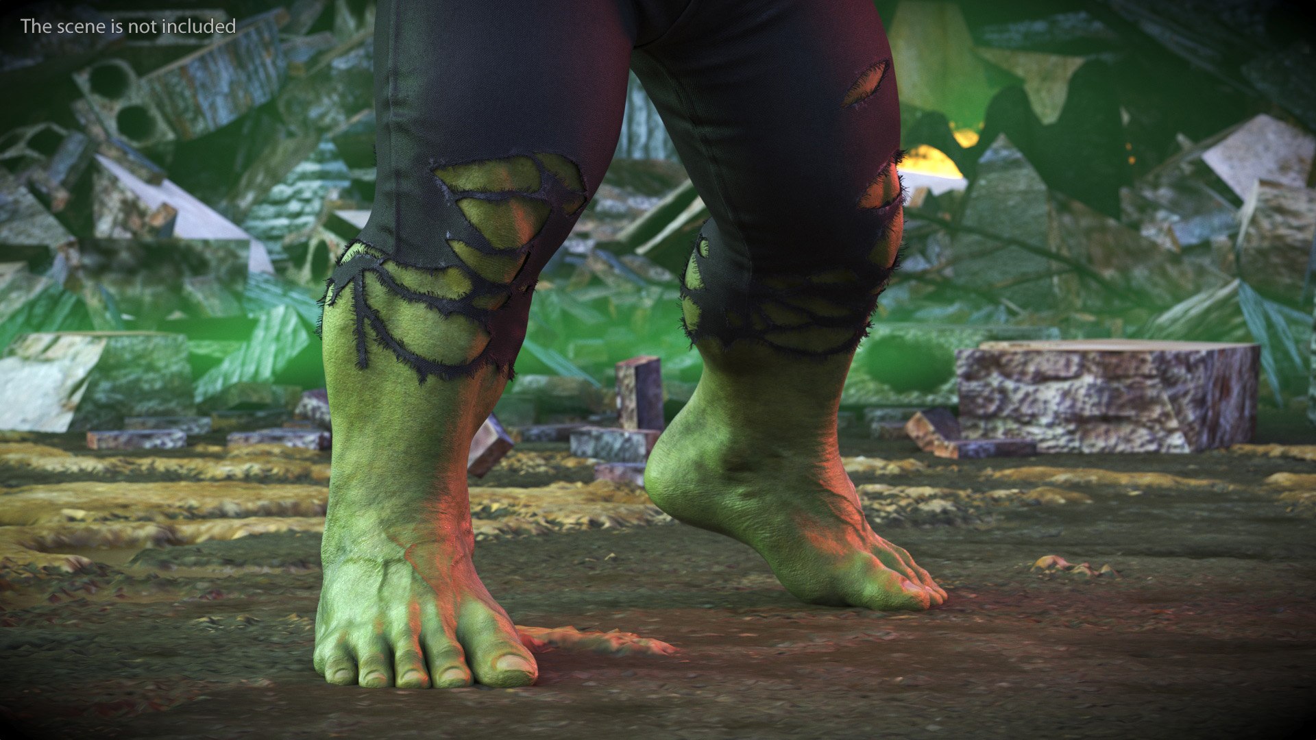 Hulk Angry Pose Fur For Maya 3D Model - TurboSquid 2425775