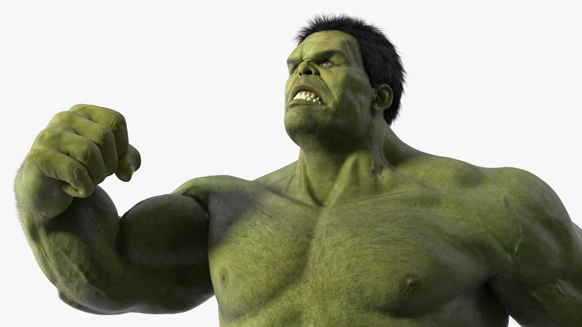 Hulk Angry Pose Fur For Maya 3D Model - TurboSquid 2425775