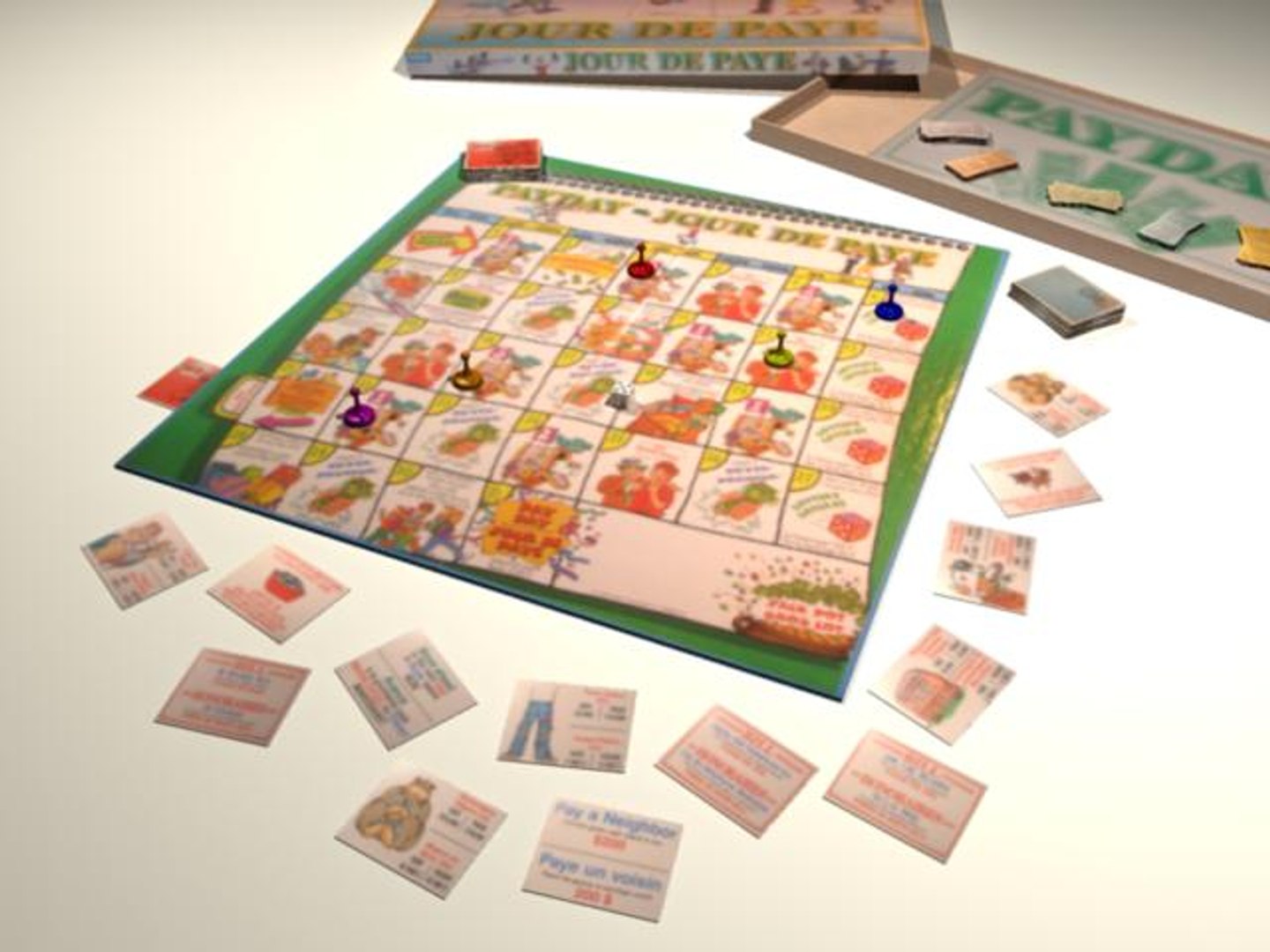3d Model Payday Board