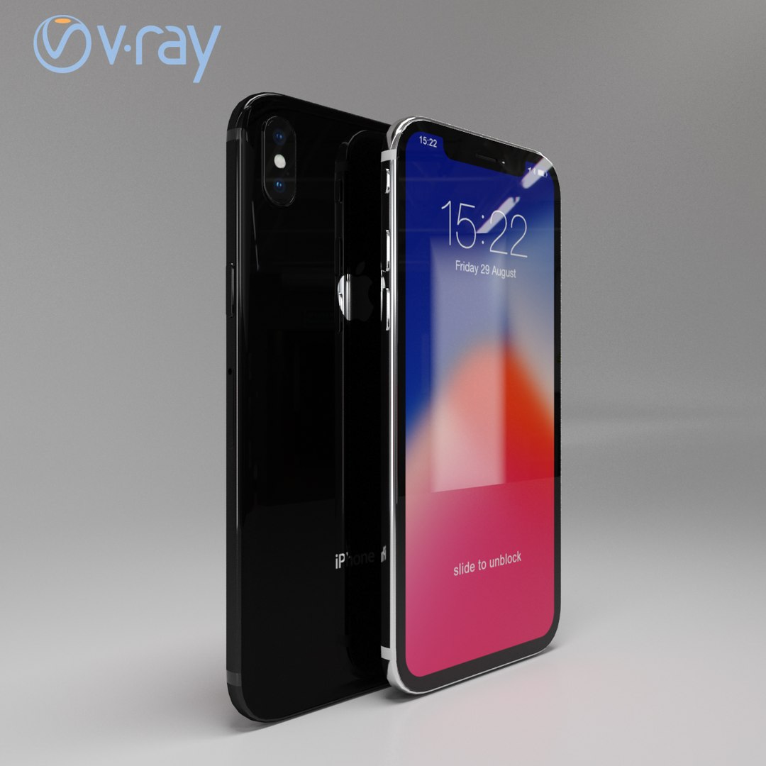 3D apple iphone x model - TurboSquid 1212703