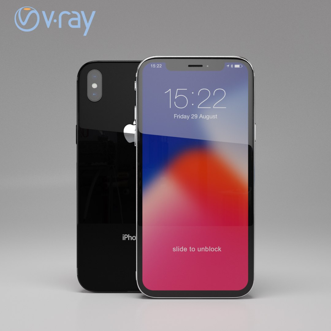 3D apple iphone x model - TurboSquid 1212703