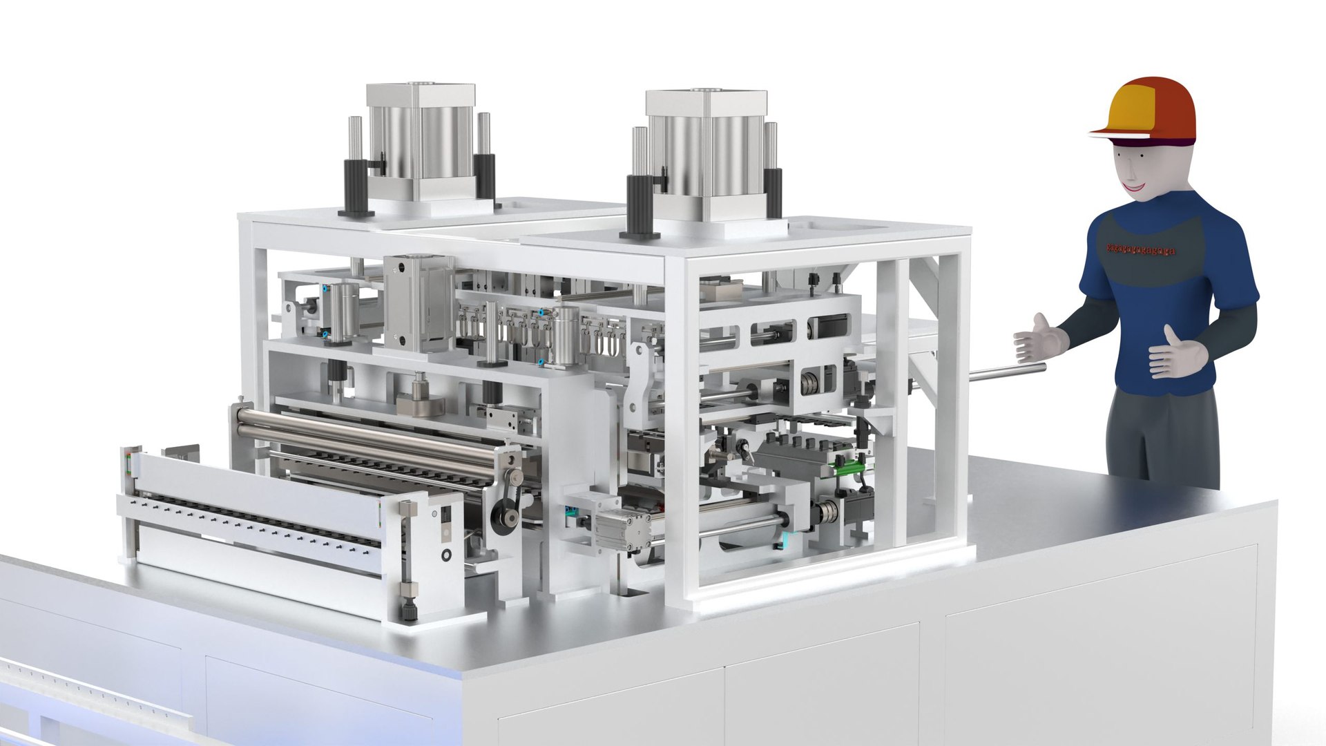 3D Automatic Bucket Handle Assembly Machine - TurboSquid 2060526