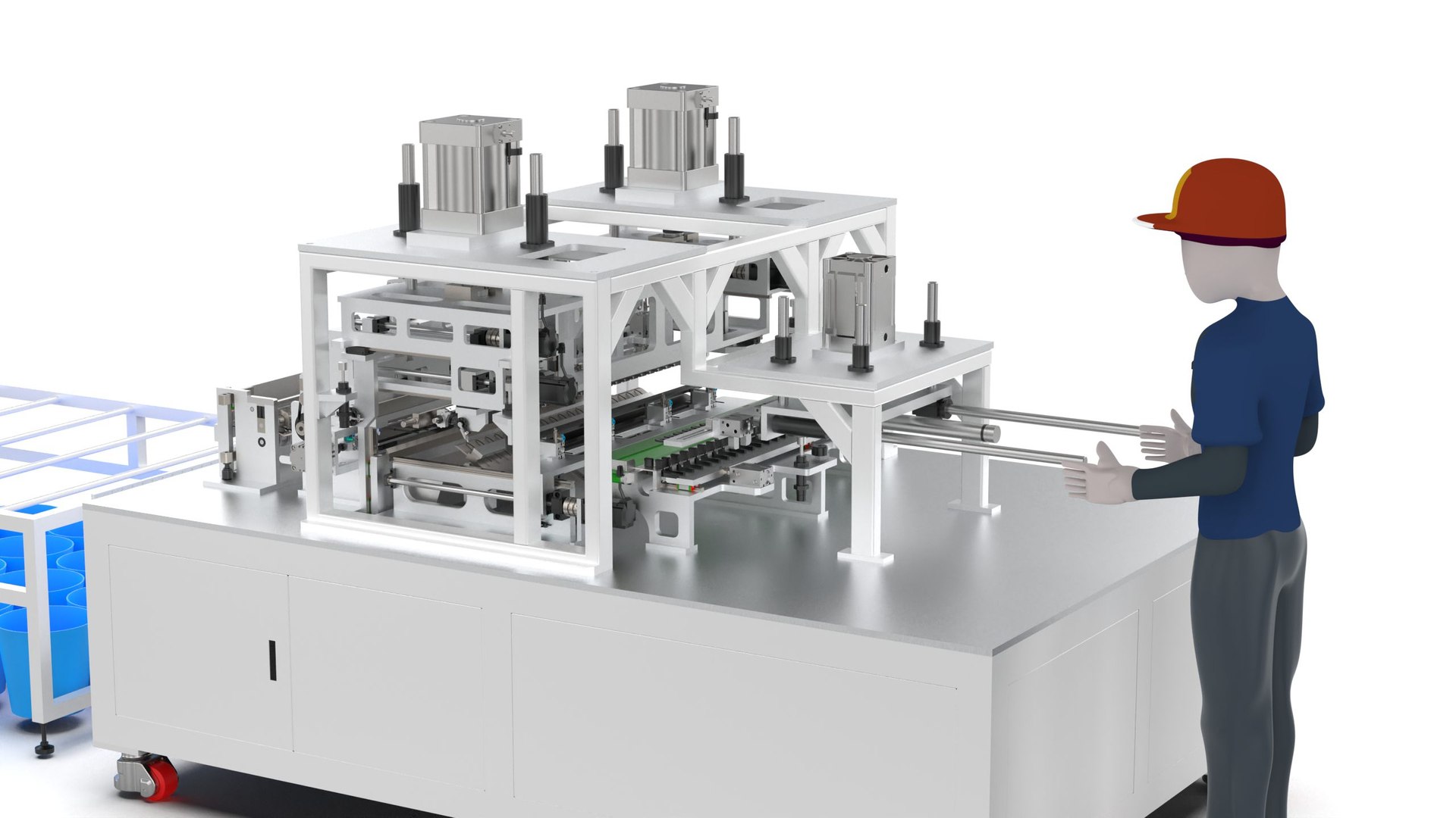 3D Automatic Bucket Handle Assembly Machine - TurboSquid 2060526