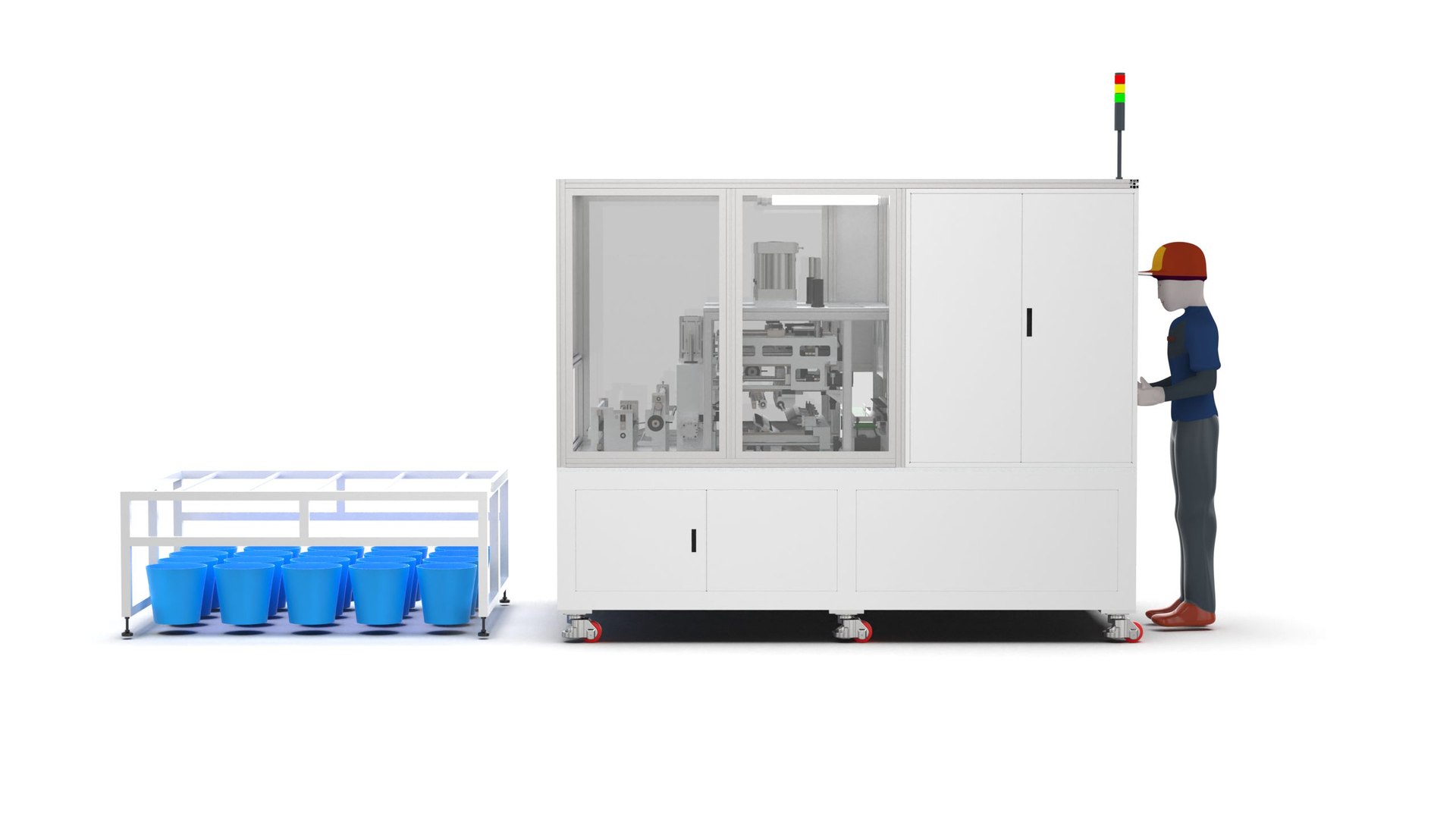 3D Automatic Bucket Handle Assembly Machine - TurboSquid 2060526