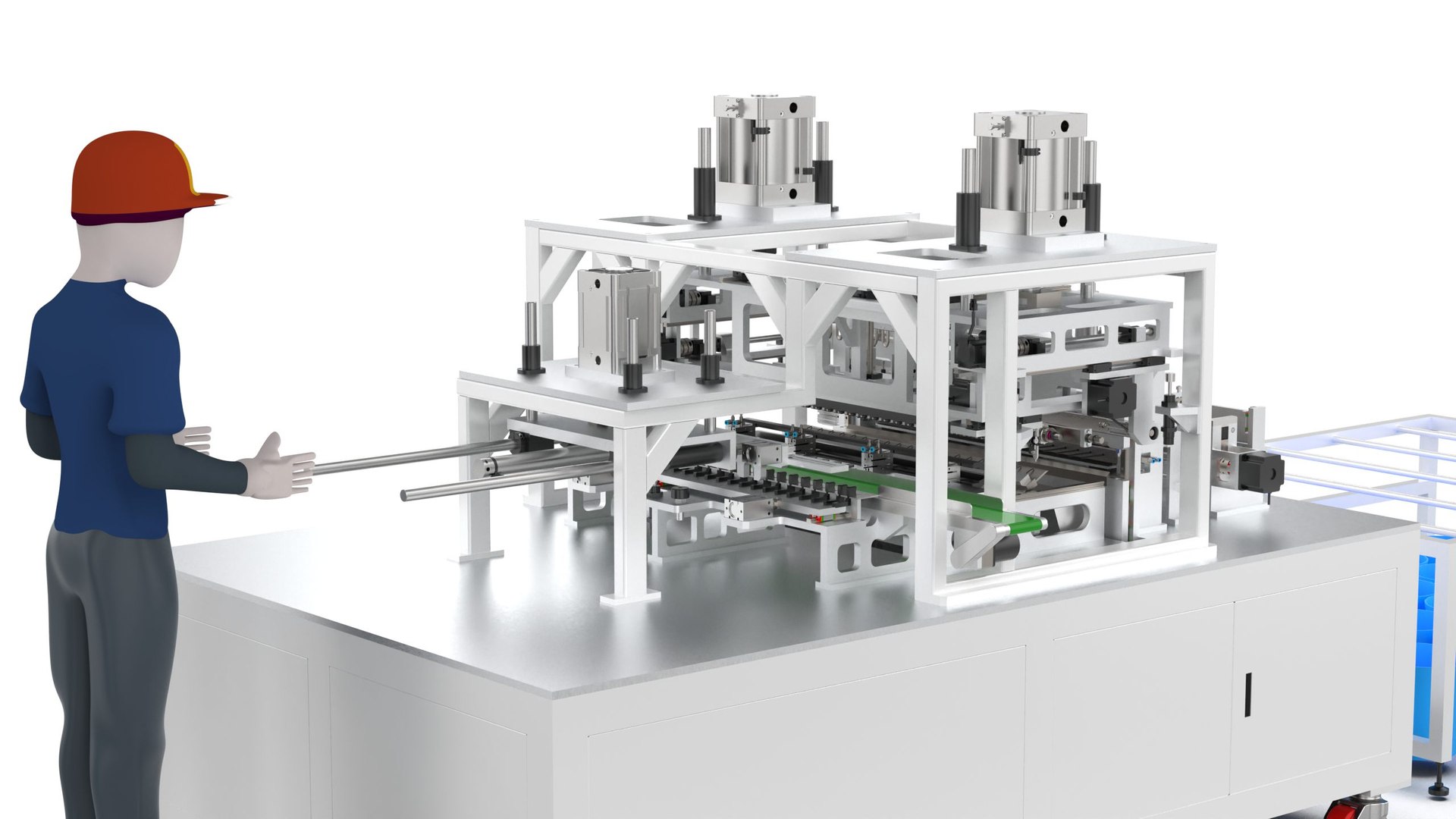 3D Automatic Bucket Handle Assembly Machine - TurboSquid 2060526