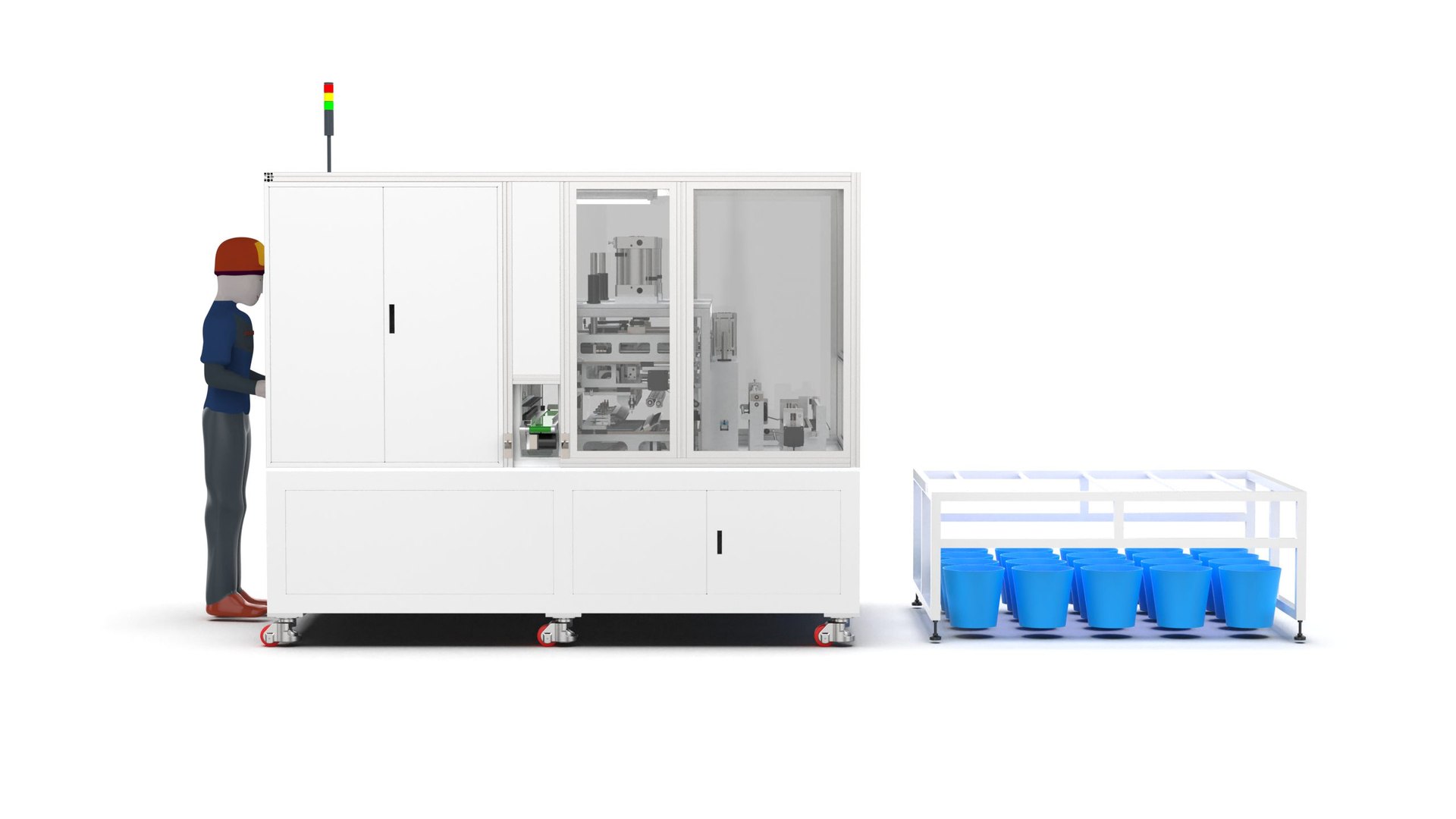 3D Automatic Bucket Handle Assembly Machine - TurboSquid 2060526