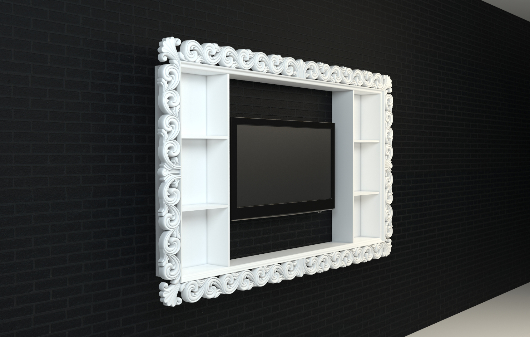 3d model tv frame