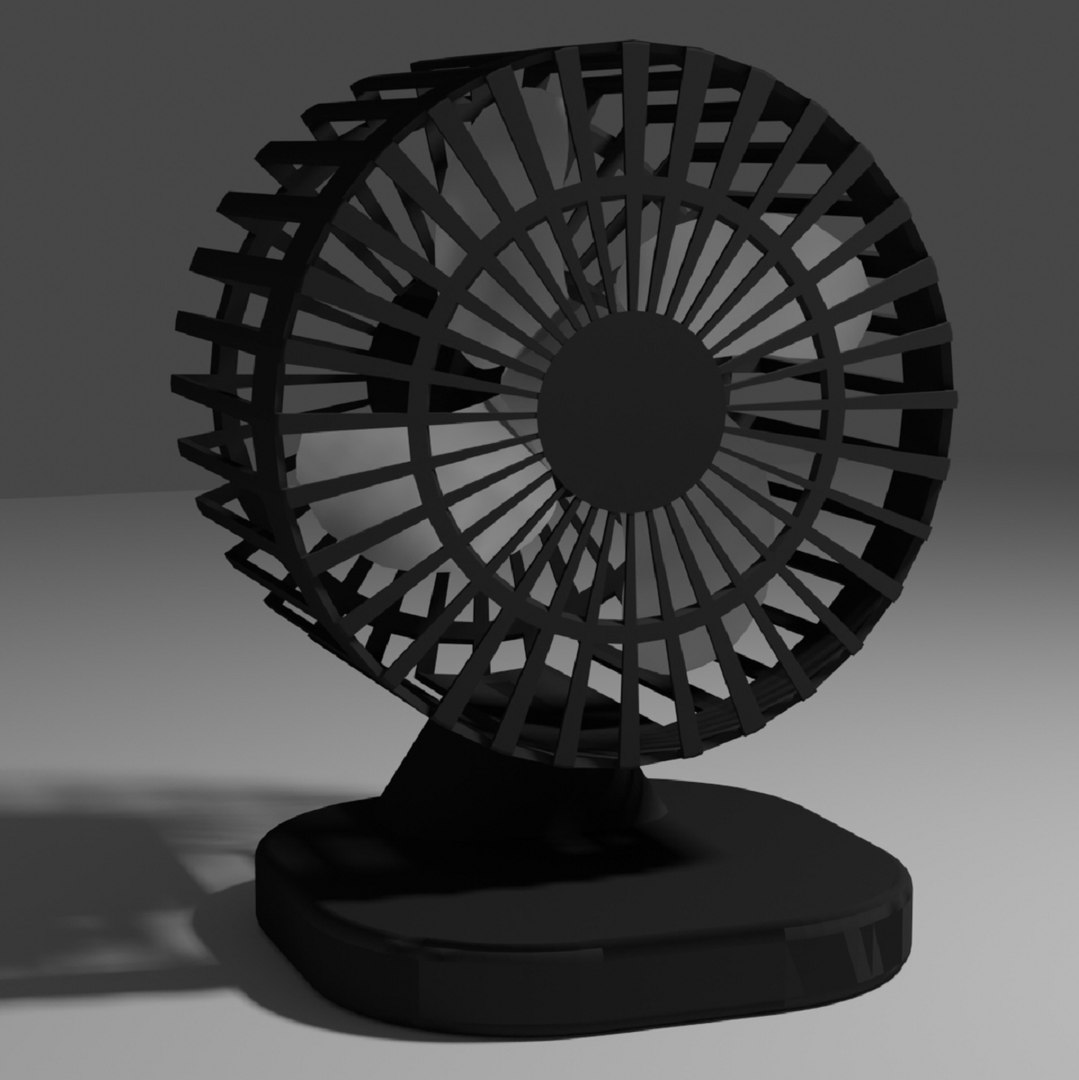 Mini Table Fan 3D Model - TurboSquid 1962057