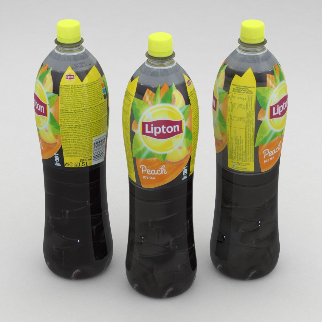 Ice Tea Bottle 3D Model - TurboSquid 1412237