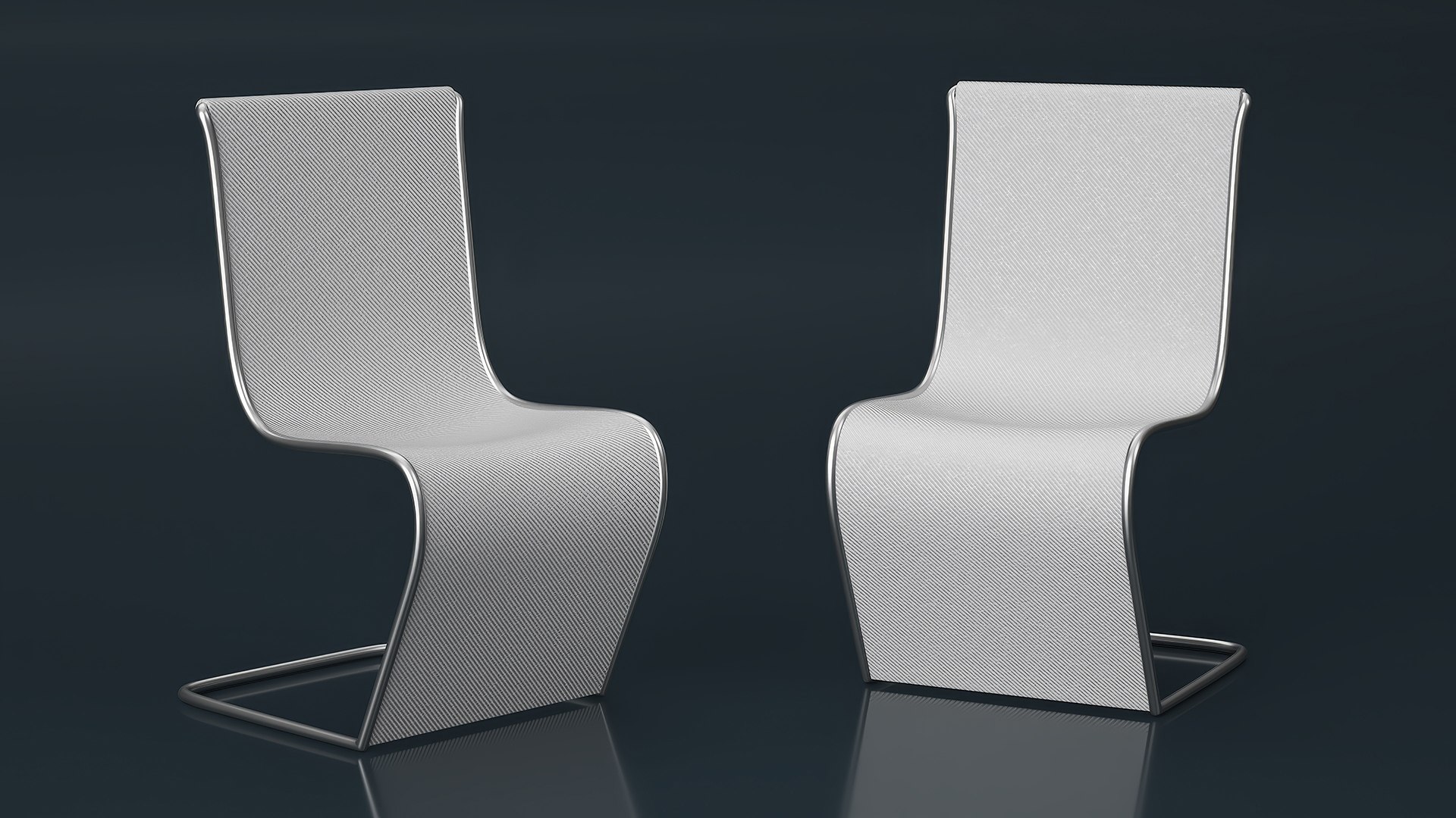 3D Wave Chair - TurboSquid 2319924