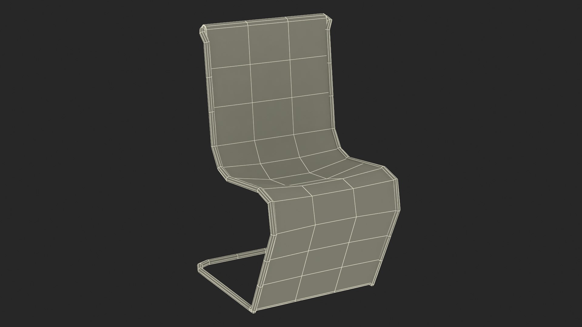 3D Wave Chair - TurboSquid 2319924