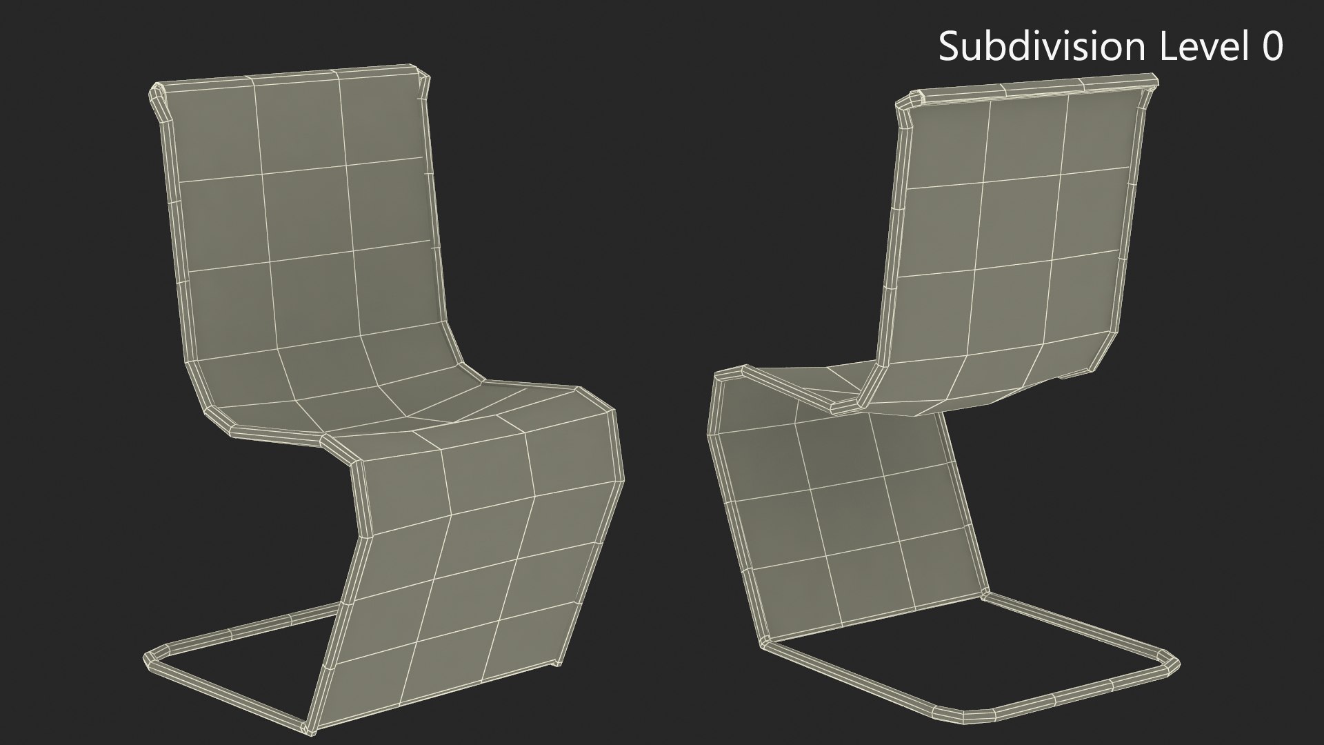 3D Wave Chair - TurboSquid 2319924