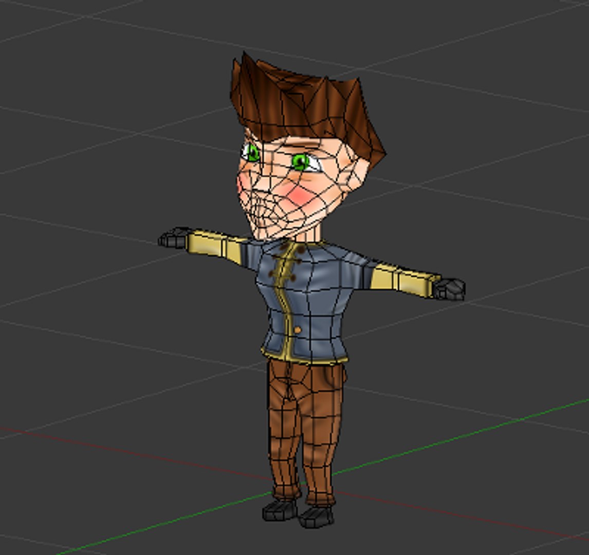 3d model chibi character