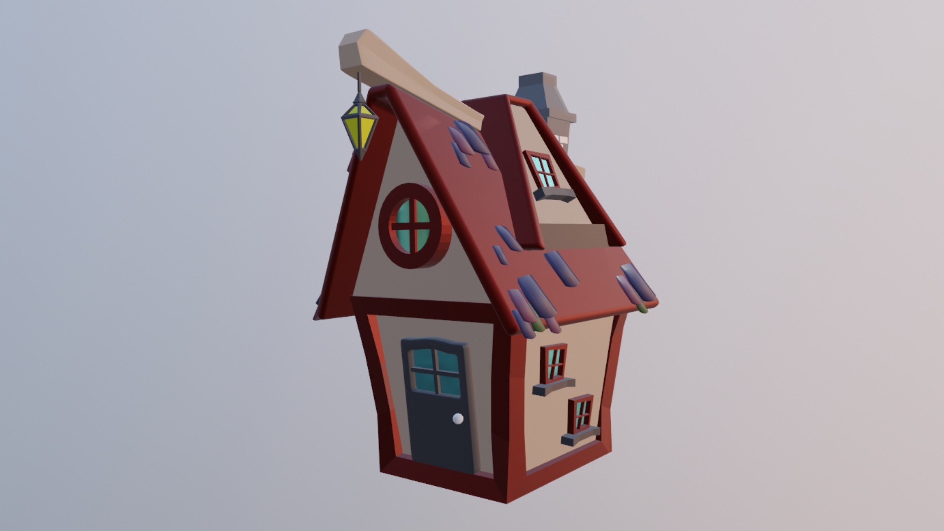 3D Model Cartoon House - TurboSquid 2017712