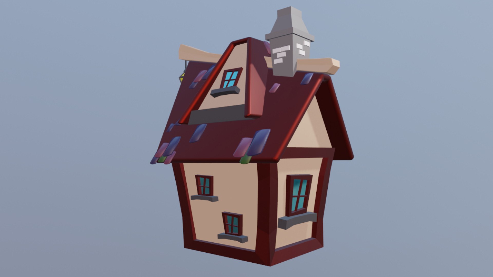 3D Model Cartoon House - TurboSquid 2017712