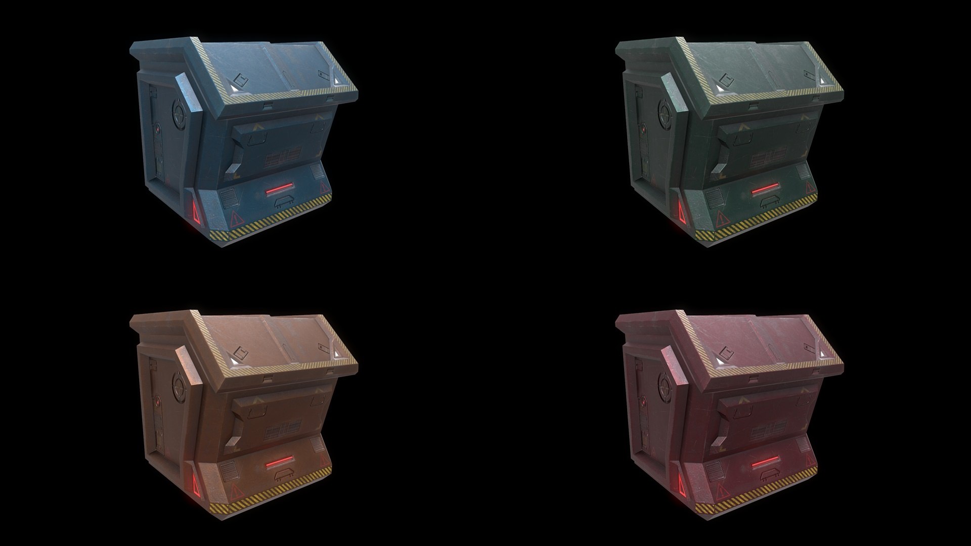 3D Crate Container Box Openable - TurboSquid 1554512