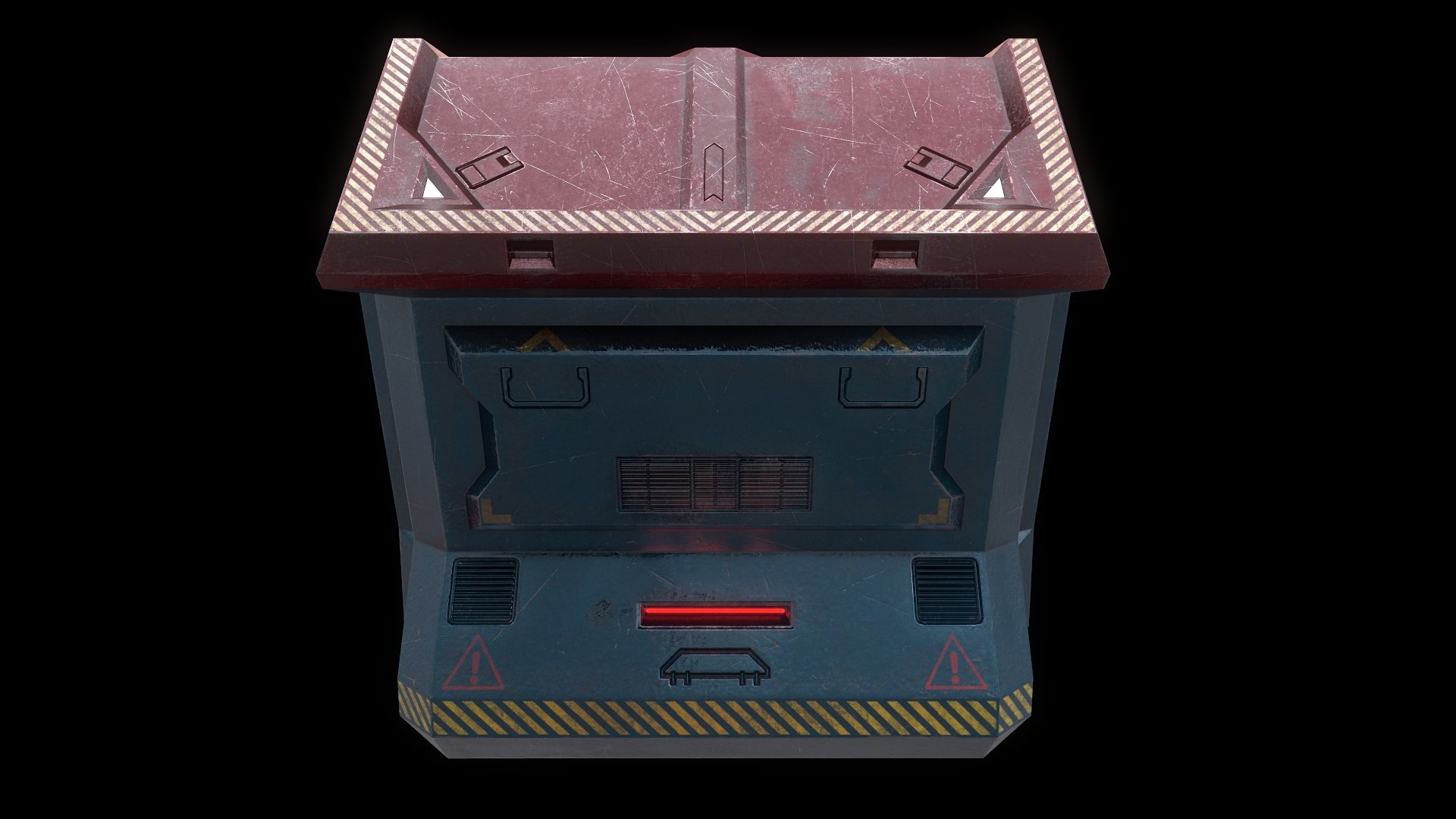 3D Crate Container Box Openable - TurboSquid 1554512
