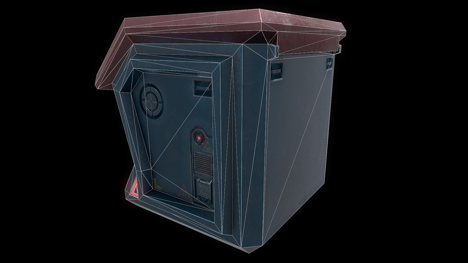 3D Crate Container Box Openable - TurboSquid 1554512