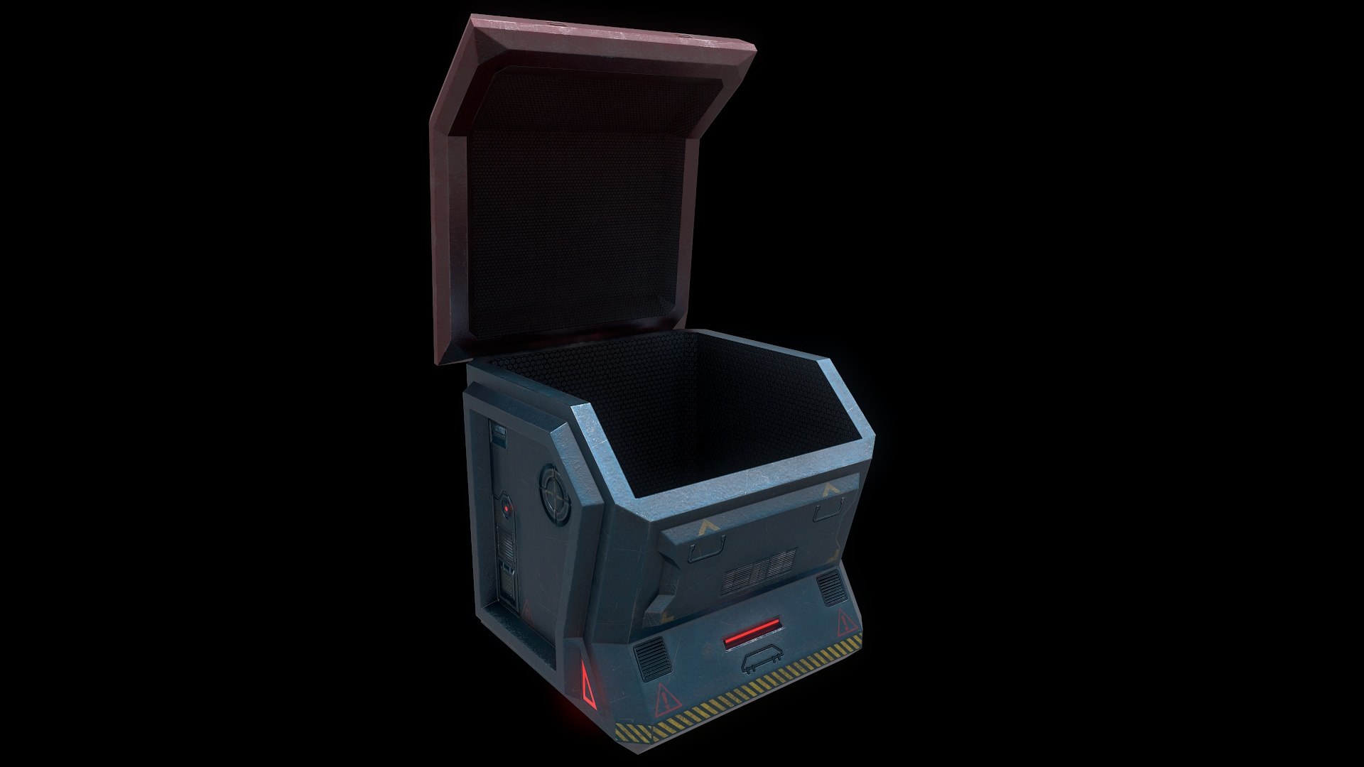 3D Crate Container Box Openable - TurboSquid 1554512