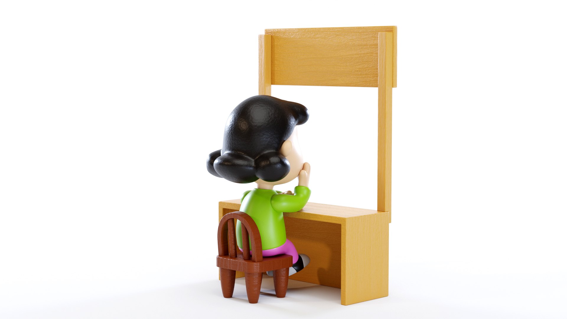 Lucy Psychiatric Booth 3D Model - TurboSquid 1873625