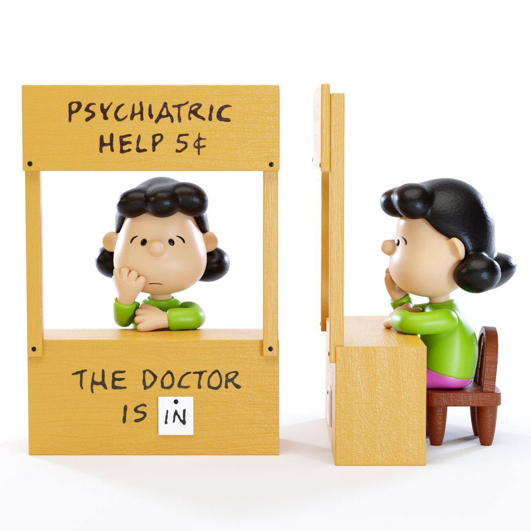 Lucy Psychiatric Booth 3D Model - TurboSquid 1873625
