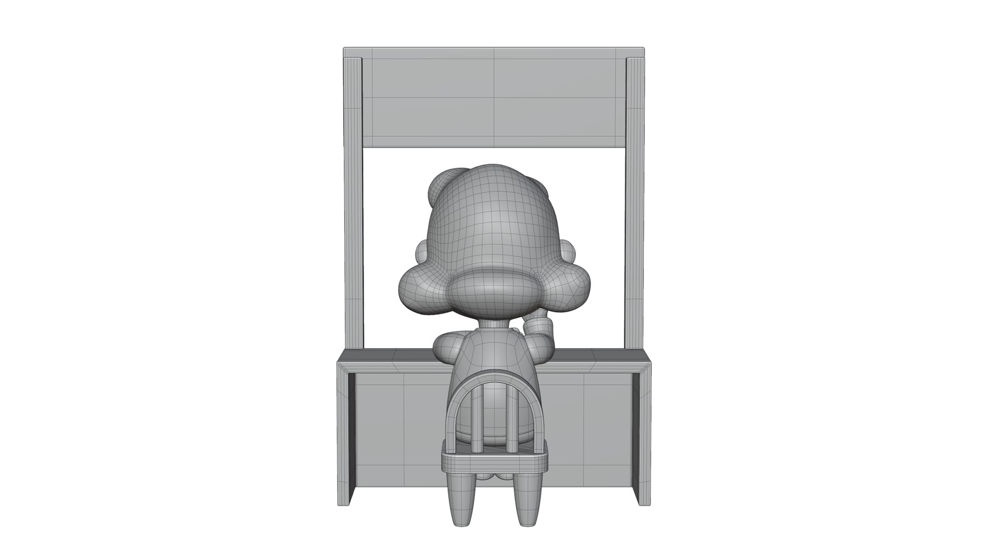 Lucy Psychiatric Booth 3D Model - TurboSquid 1873625