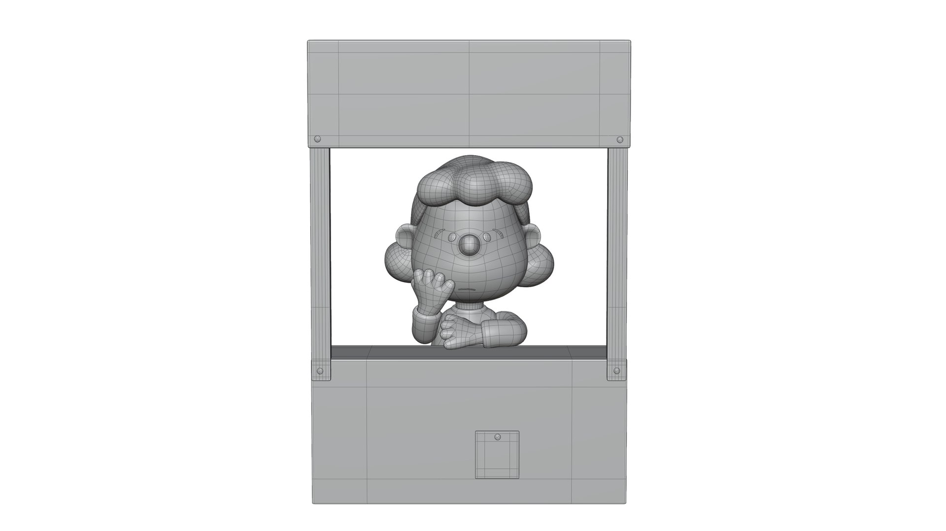 Lucy Psychiatric Booth 3D Model - TurboSquid 1873625