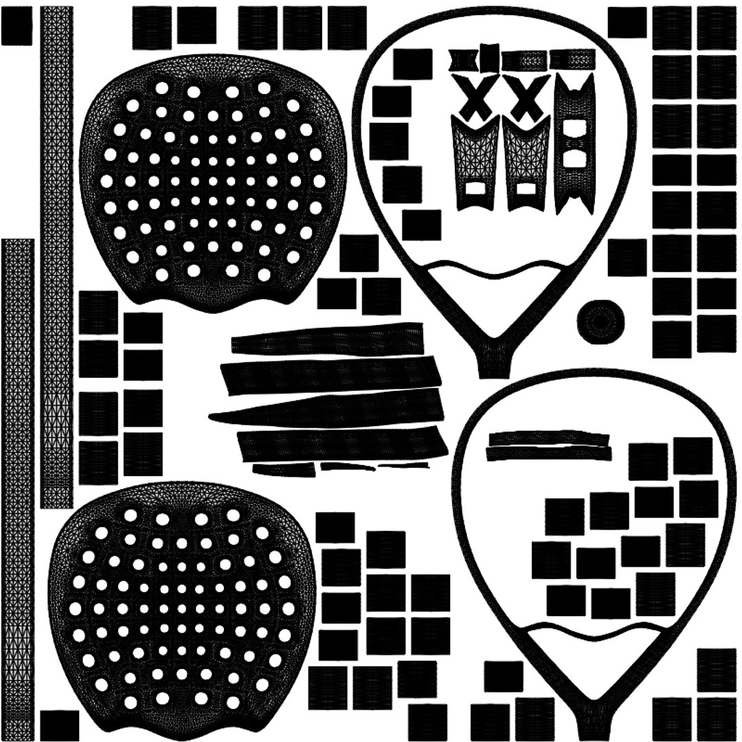 3D model Padel Tennis Racket - TurboSquid 2080526