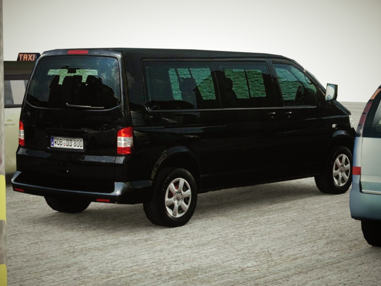3D 9 Low-poly Vans Model - TurboSquid 1195540