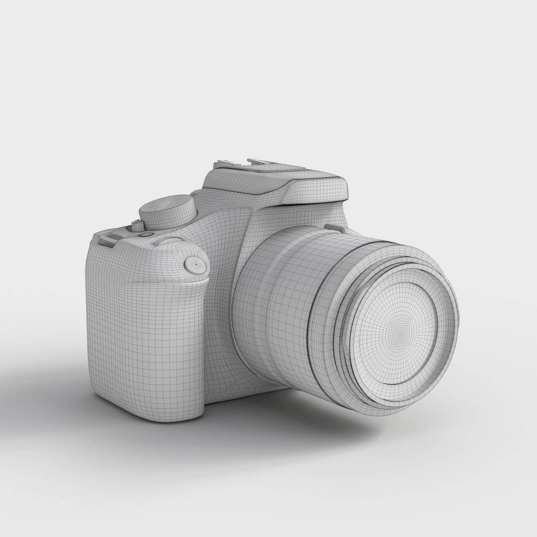 3D CANNON EOS 2000D - TurboSquid 2298546
