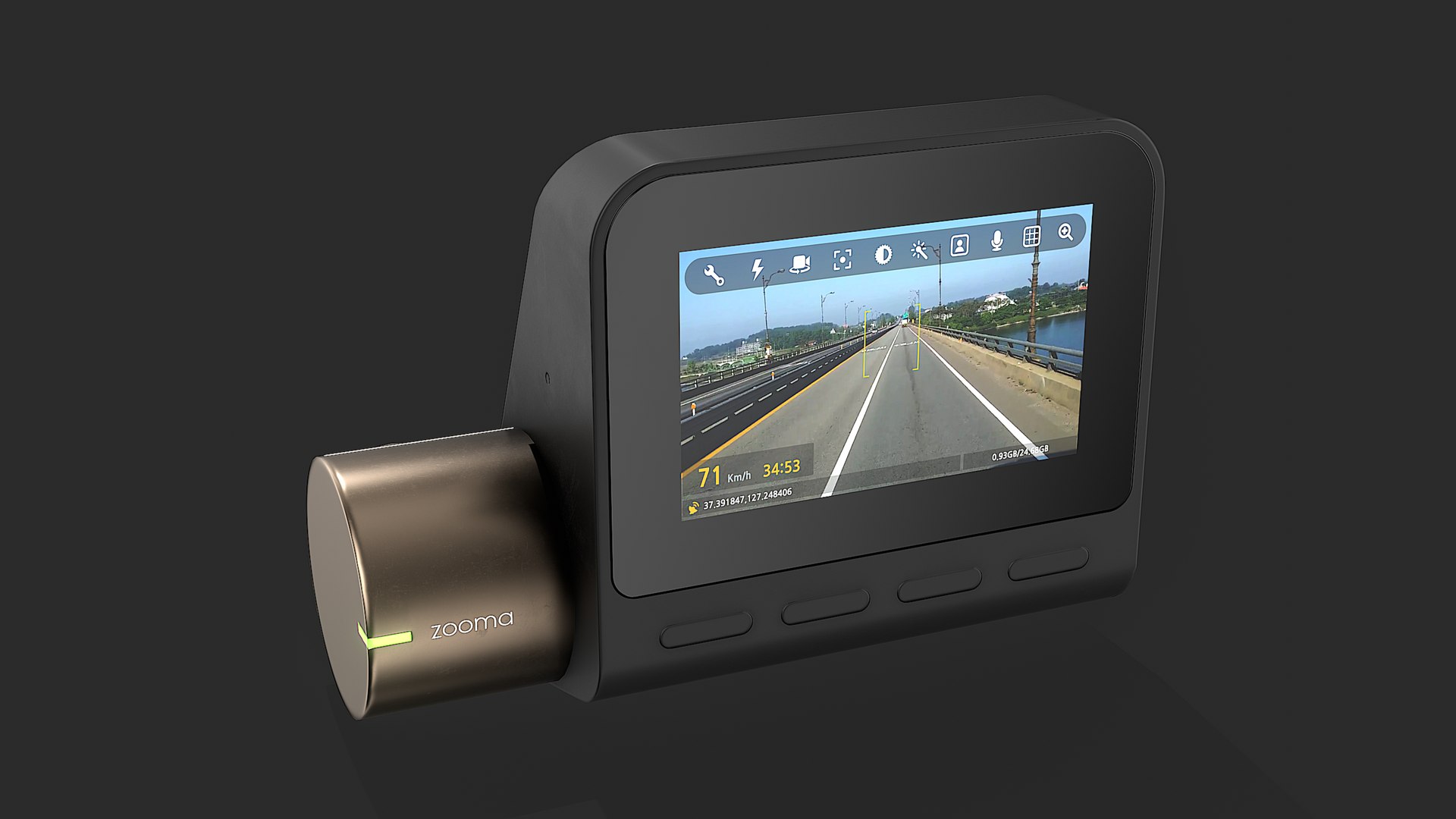 3D Modern Vehicle Video Recorder - TurboSquid 2141204
