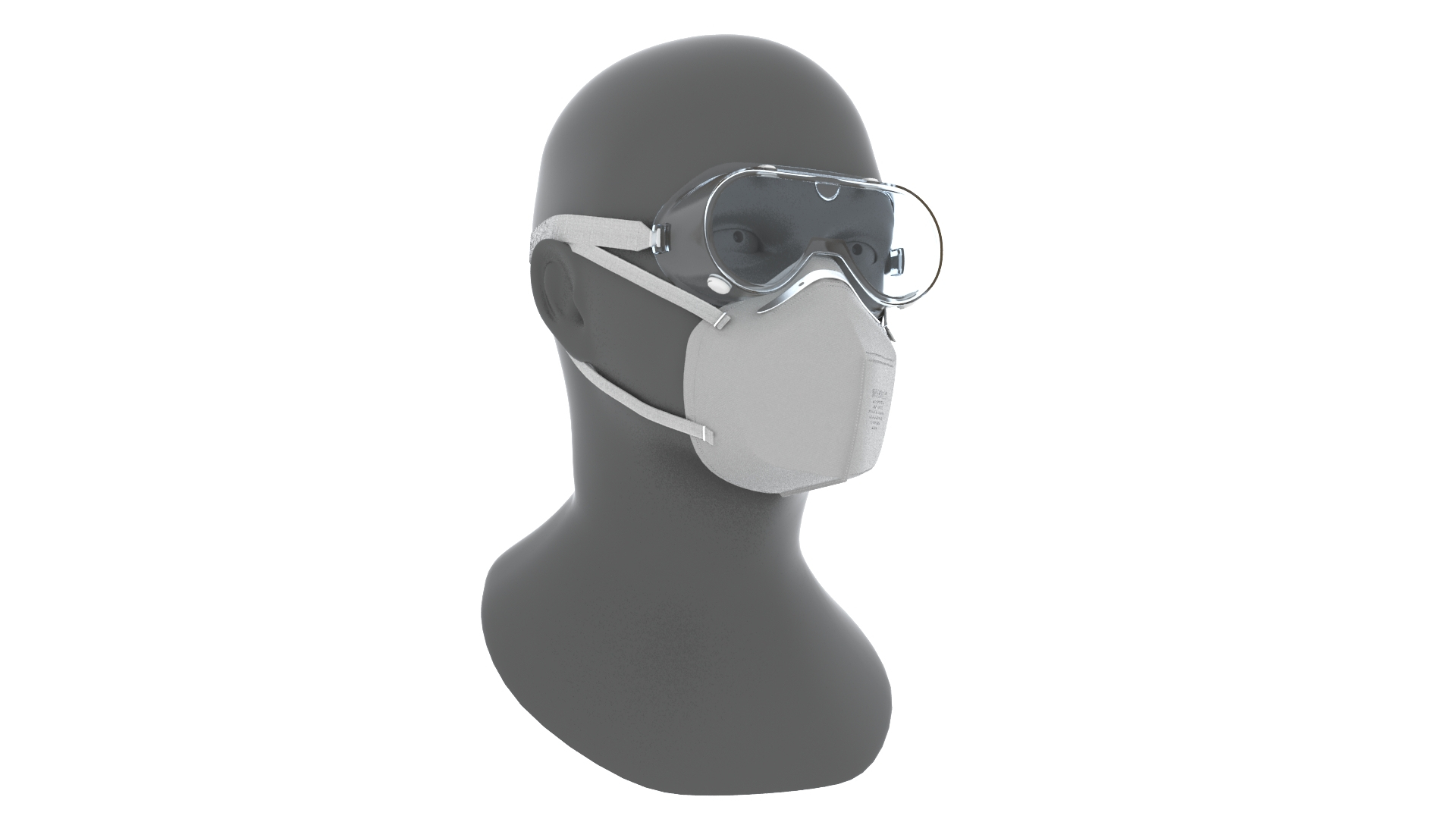 3D N95 Respirators Safety - TurboSquid 1565491