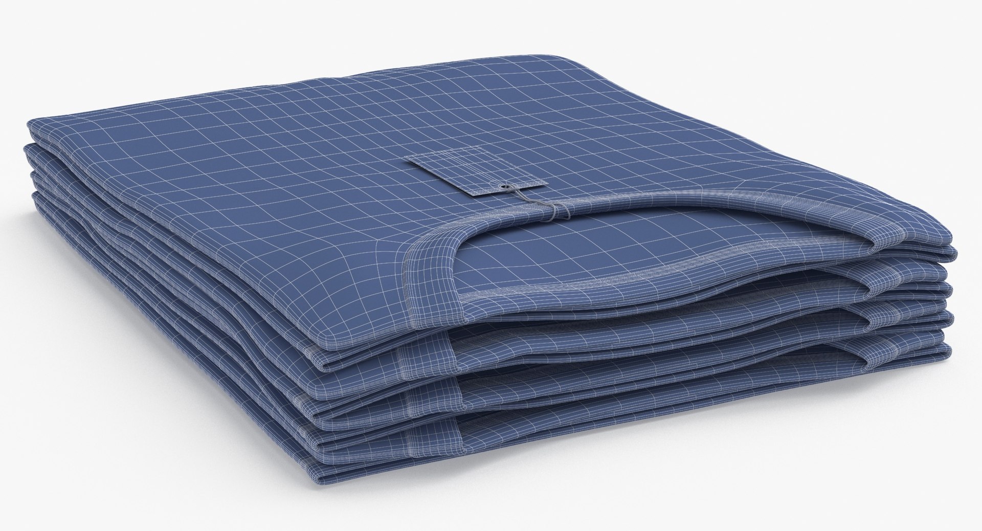 3D Female Crew Neck Folded Stacked Color Variations 01 - TurboSquid 1781380