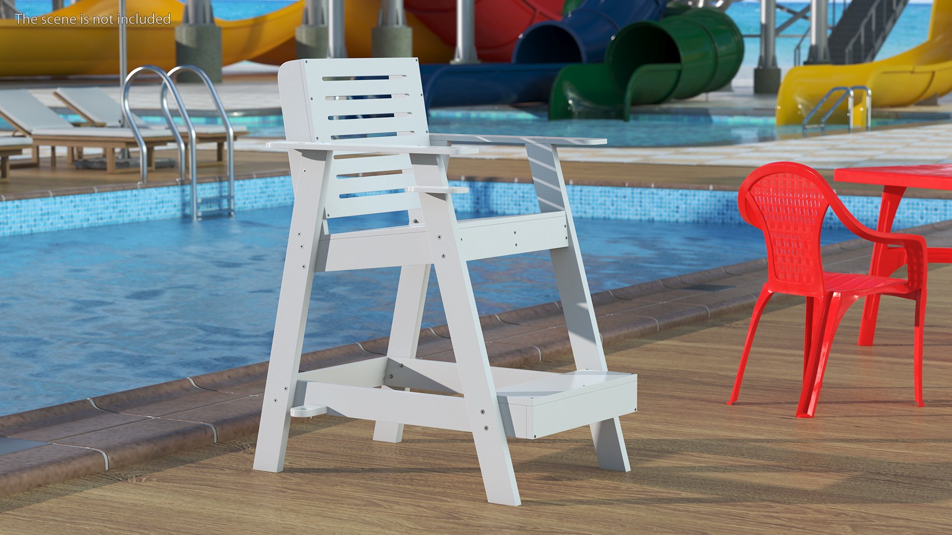 Lifeguard Chair 30 Inch 3D - TurboSquid 1945313
